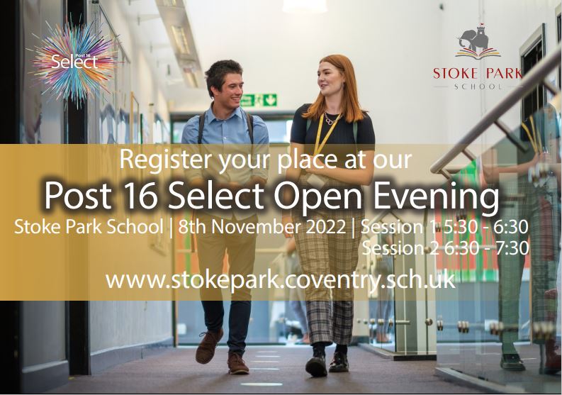 Stoke Park School - Post 16 Open Evening